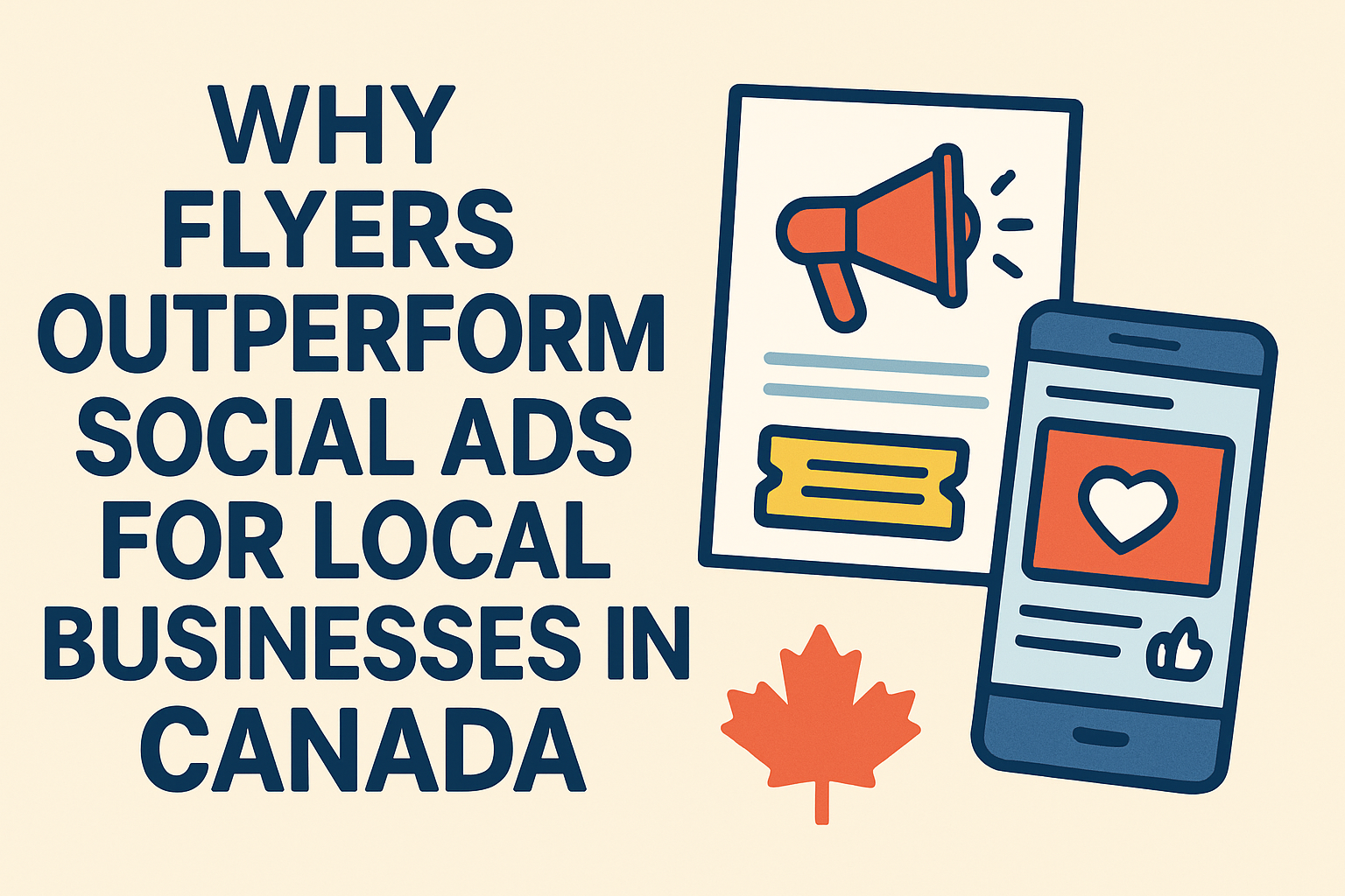 Why Flyers Outperform Social Ads for Local Businesses in Canada