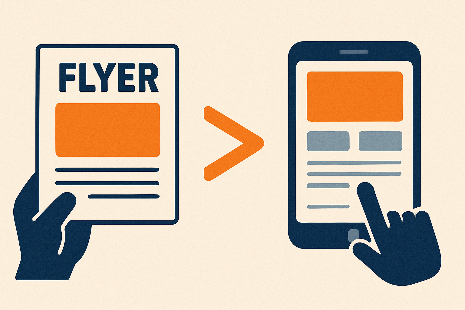 What a Flyer Does That Digital Ads Cannot