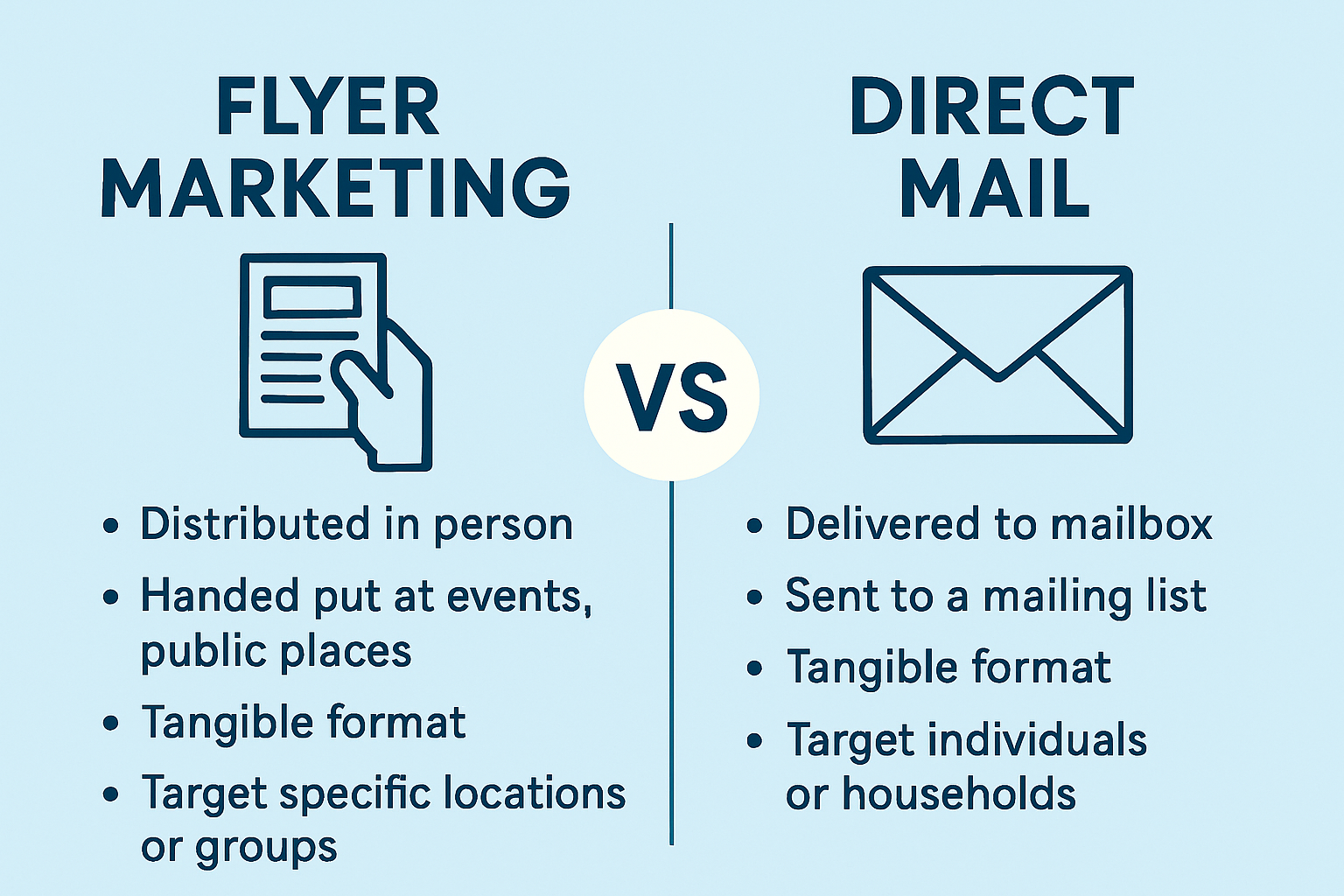 Flyer Marketing vs Direct Mail: What Works Better for Local Reach?