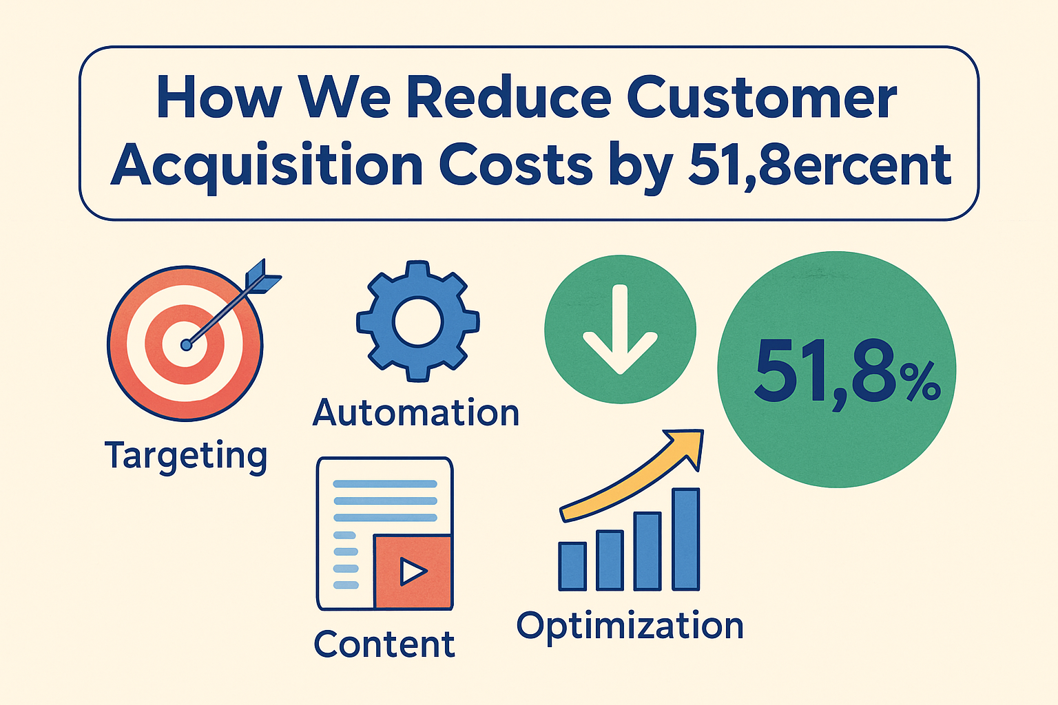 How We Reduce Customer Acquisition Costs by 51.8 Percent