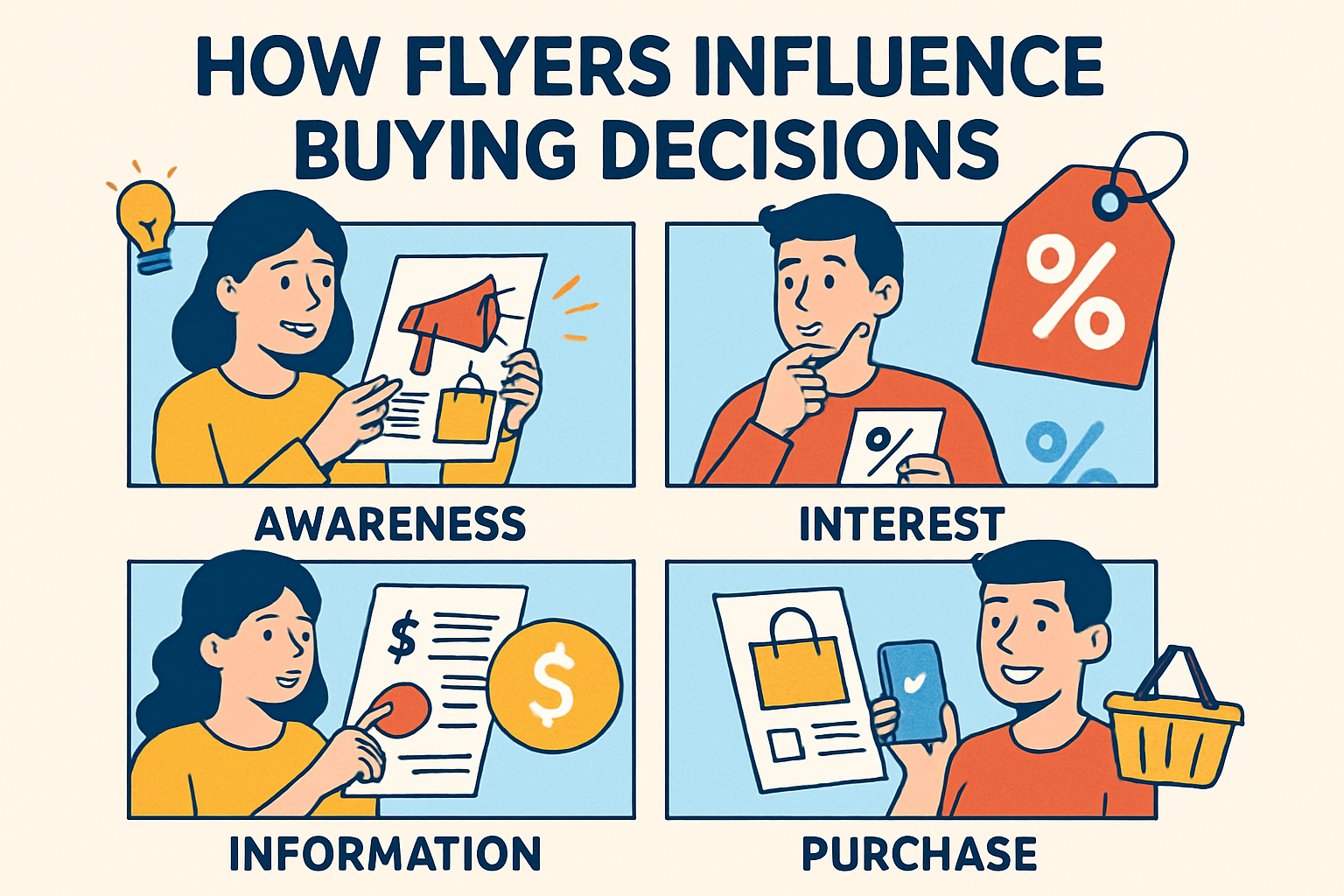 How Flyers Influence Buying Decisions Days Later