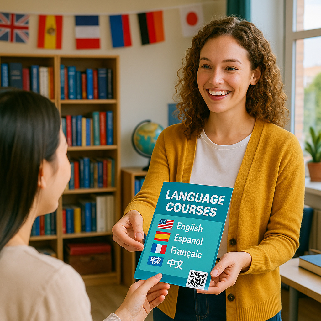 Flyers for Language Schools and ESL Programs: How to Reach the Right ...